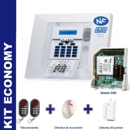 Visonic PowerMax Pro, kit Alarme sécurité, module GSM