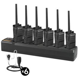 6-pack Motorola XT420 | Multi-oplader en oordopjes